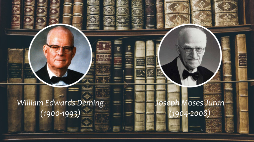 A Qualidade no mundo – As histórias de Deming e Juran – UBQ
